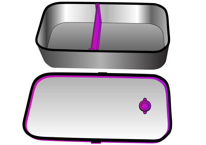 Open Lunch Box Clipart