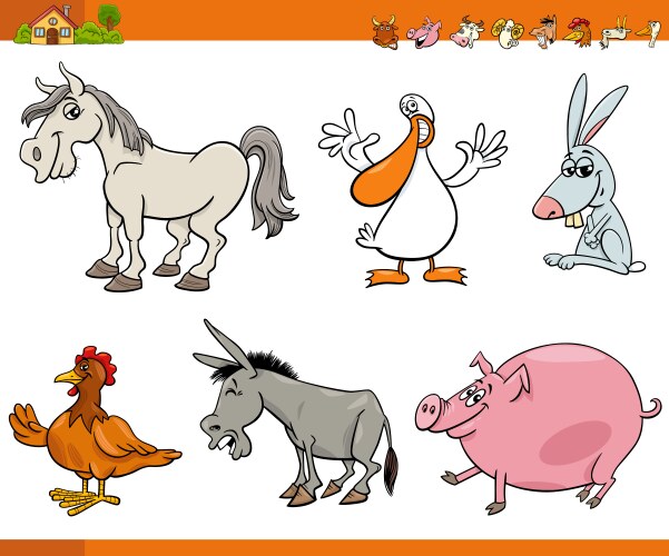 Farm Animals Clip Art Vector Images (over 18,000)