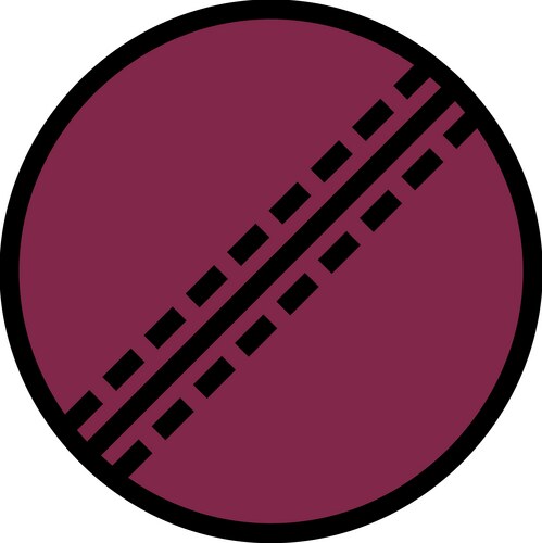 Cricket ball icon Royalty Free Vector Image - VectorStock