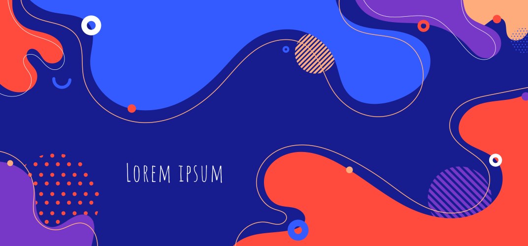 Abstract horizontal background with overlay liquid