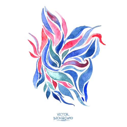 Watercolor abstract background Royalty Free Vector Image