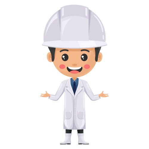 Quality control supervisor in food production Vector Image