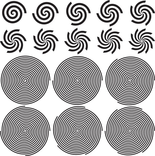 Black and White Swirl Pattern Vector Images (over 31,000)