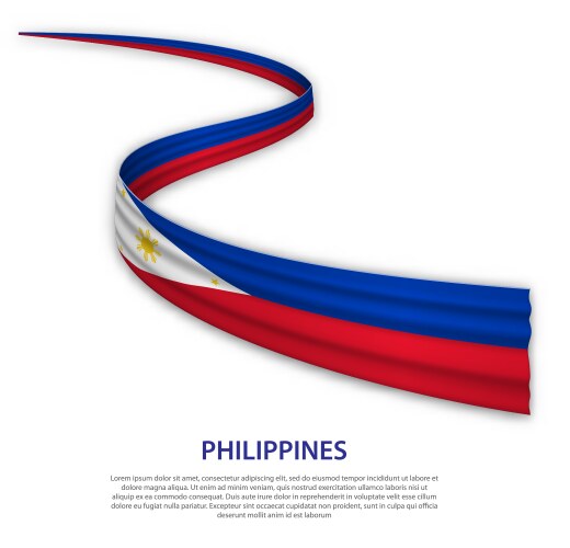 Philippine Flag Ribbon Vector Images (over 690)