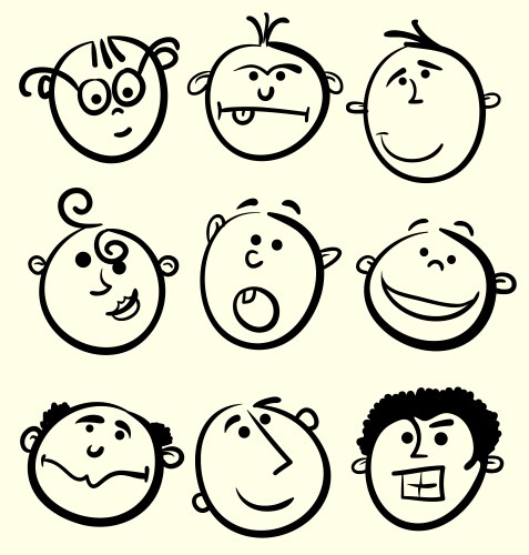 Free Cartoon Characters no Face Vector Images (over 11,000)