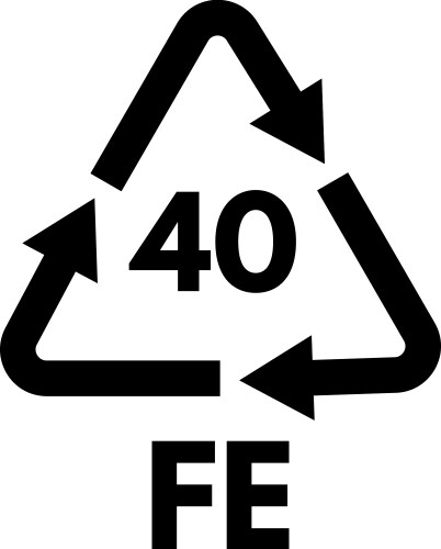 Plastic recycling symbol pp 5 Royalty Free Vector Image