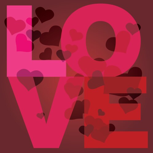 One color love message tree with birds Royalty Free Vector