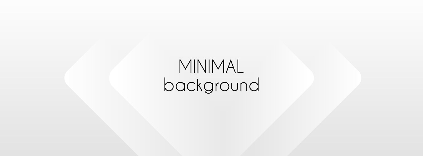 White minimal long banner abstract Royalty Free Vector Image