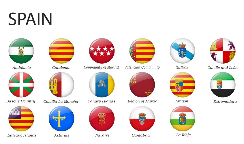 Wolrd flags set in hand Royalty Free Vector Image