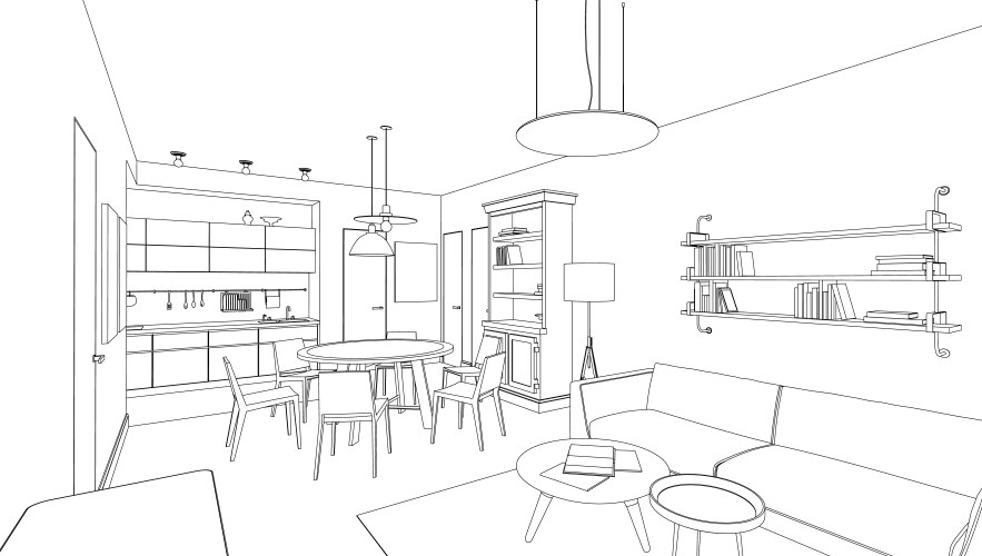 Room Drawing Vector Images (over 44,000)