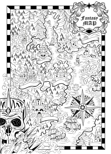 Fantasy Map Vector Images (over 4,600)
