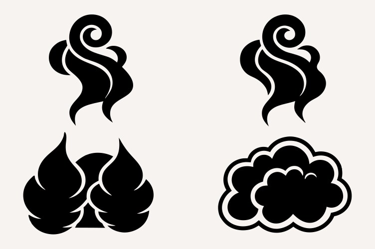 Complete guide to smoke icons styles uses and Vector Image
