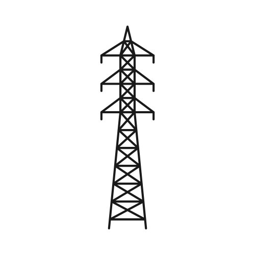 Electric Power Transmission Tower Vector Images (over 5,700)