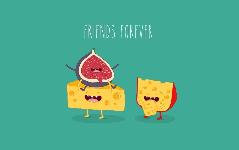 Appetizer with cheese and olive Royalty Free Vector Image