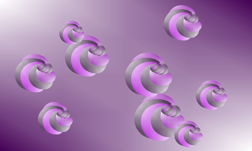 A composition of round figures different sizes Vector Image