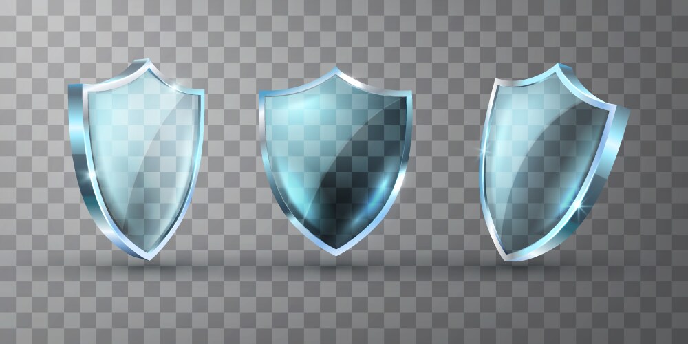 Protection shield Royalty Free Vector Image - VectorStock