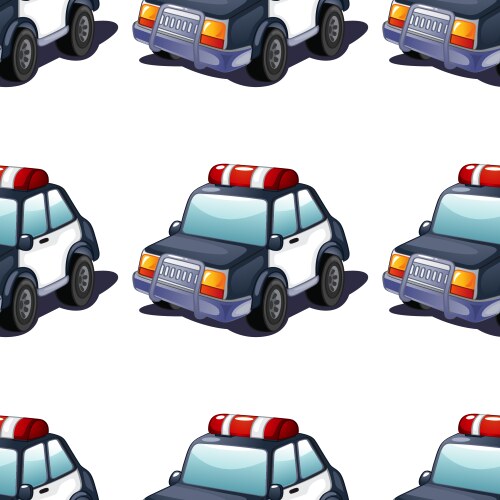 Police Car Pattern Vector Images (over 660)
