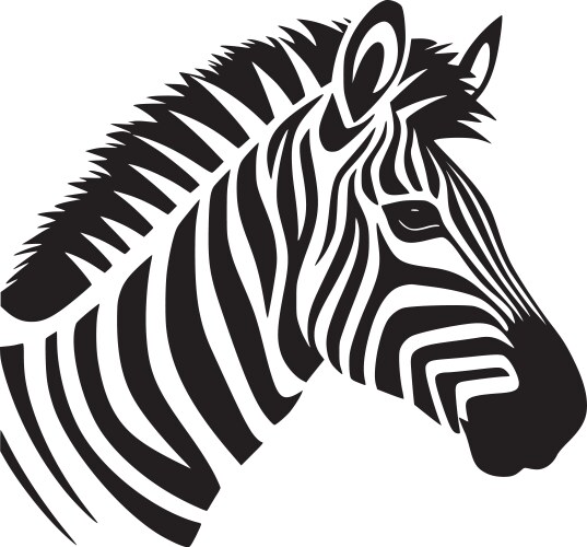 Zebra - high quality logo ideal for t-shirt Vector Image