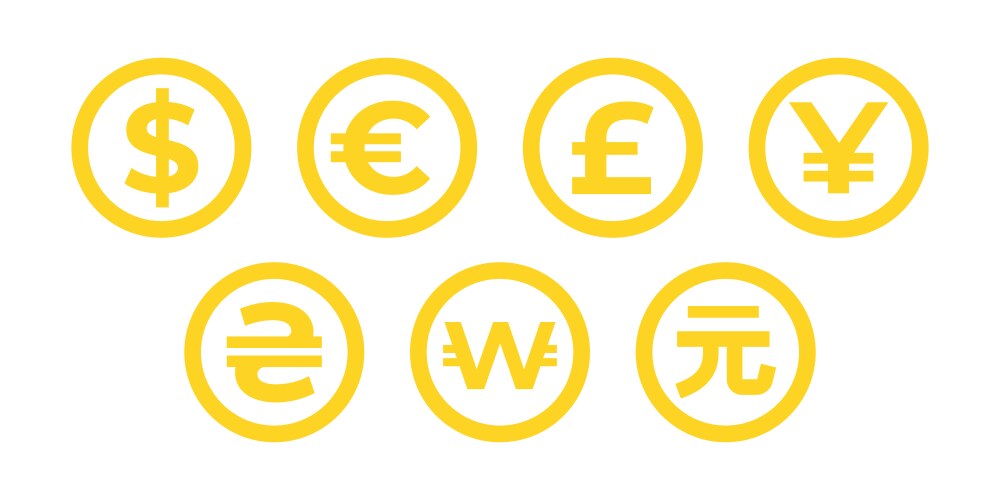 Dollar coin Royalty Free Vector Image - VectorStock