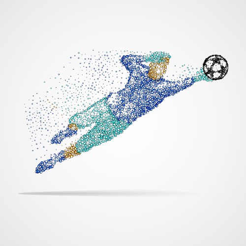 Goalkeeper Royalty Free Vector Image - VectorStock