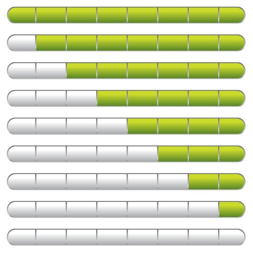 Pixel time scale Royalty Free Vector Image - VectorStock