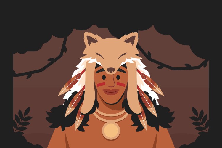 Hand drawn apache Royalty Free Vector Image - VectorStock