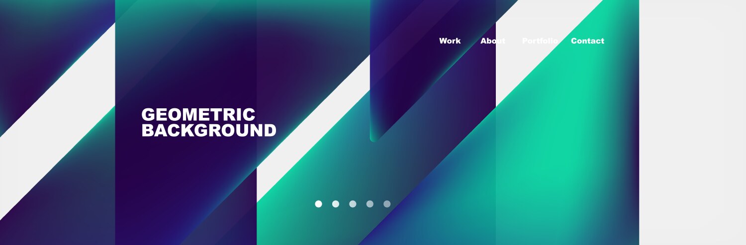 Triangle minimal web site page background design Vector Image