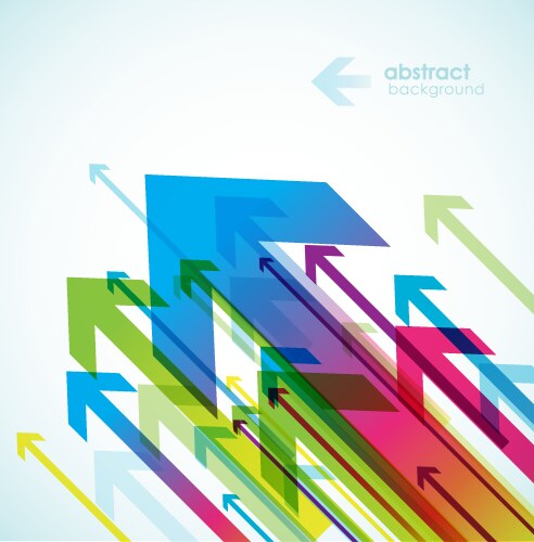 Background with arrows Royalty Free Vector Image