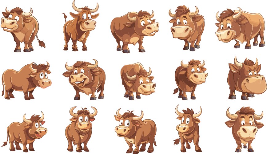 Cartoon Red Bull Vector Images (over 6,000)