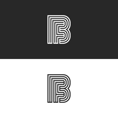 Fb Monogram Vector Images (over 2,200)