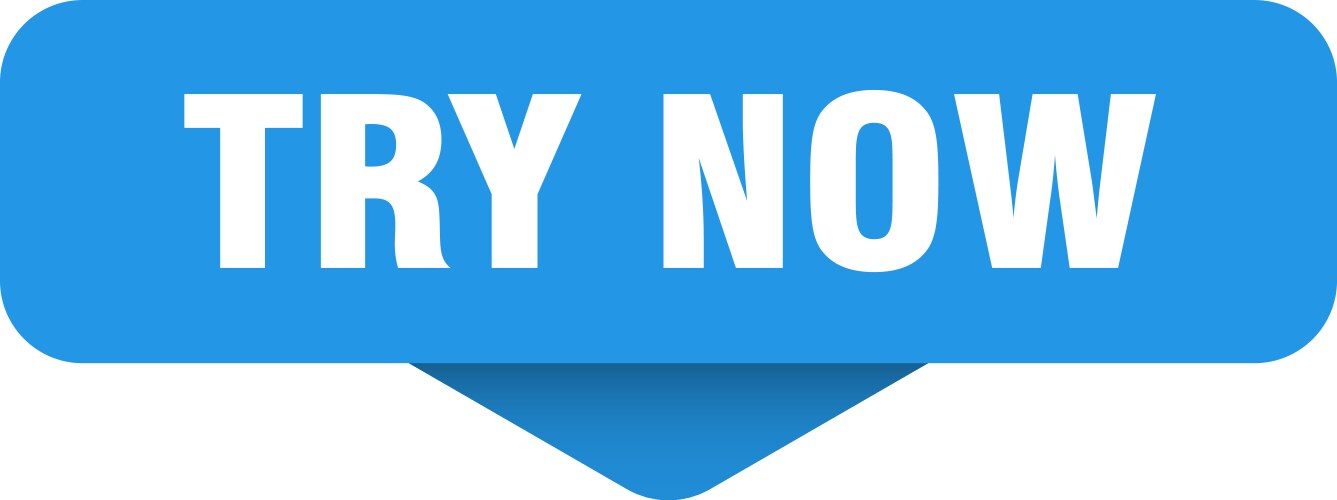 Try now sticker sign on transparent Royalty Free Vector