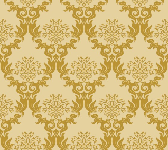 Hand drawn damask pattern Royalty Free Vector Image
