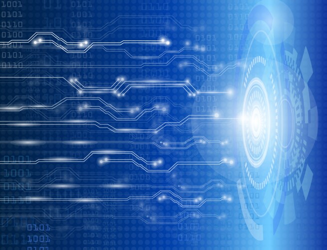 Technology and science Royalty Free Vector Image