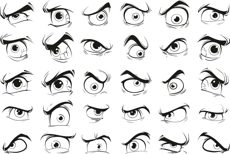 Caricature Eyebrows Cartoon Eyebrows Vector Art, Icons, And Graphics