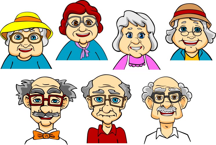 Senior Vector Images (over 96,000)