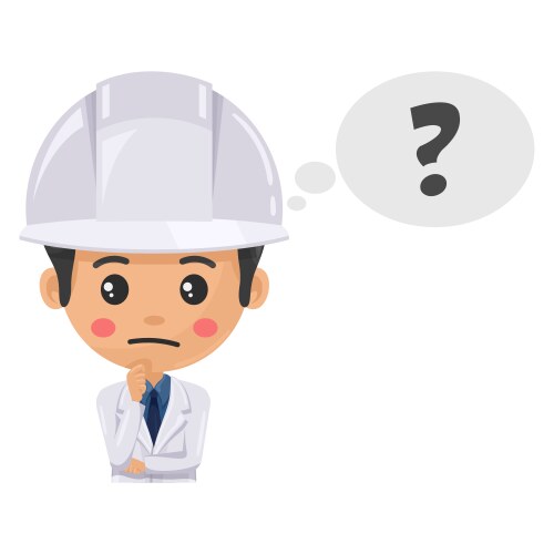 Quality control supervisor looking through Vector Image