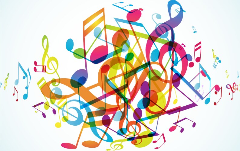 Abstract background musical instruments retro Vector Image