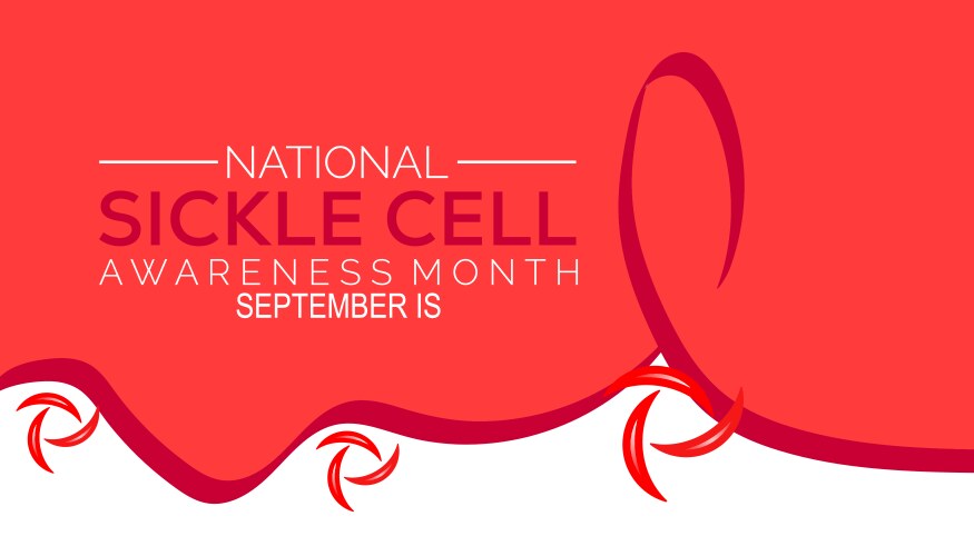 National sickle cell awareness month Royalty Free Vector