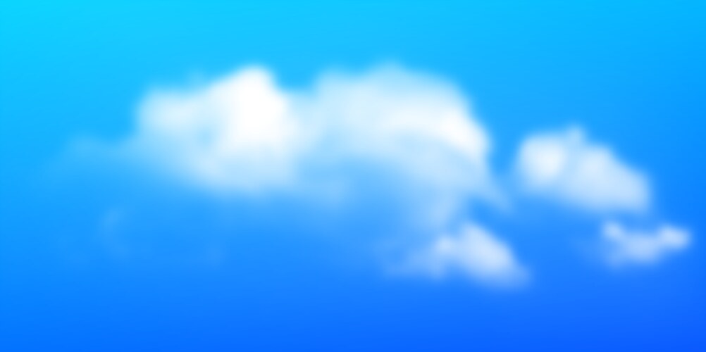 Blue sky with clouds background Royalty Free Vector Image