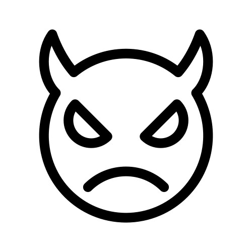 Emoticon Devil Bad Vector Images (over 450)