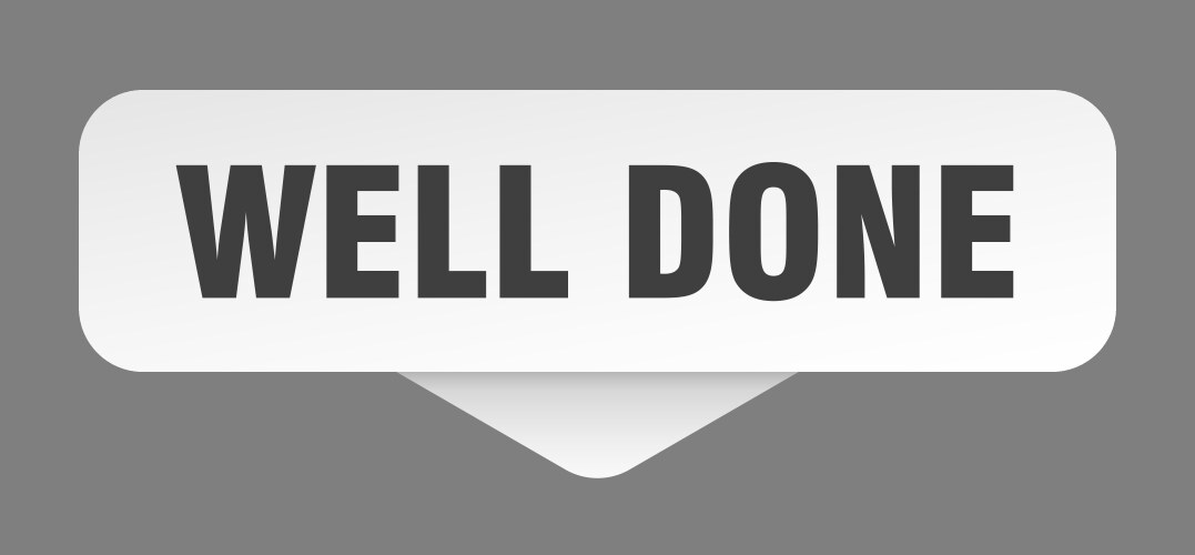 Well Done Vector Images (over 3,100)