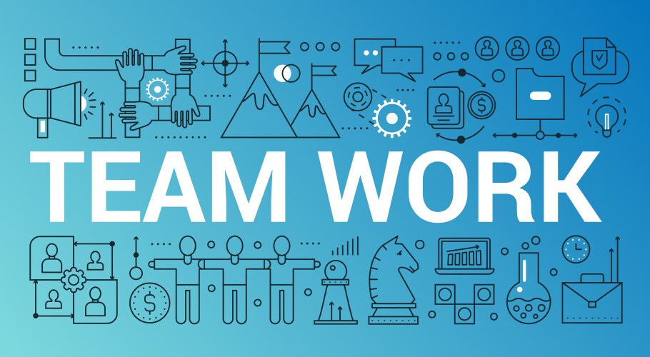Teamwork Poster Vector Images (over 13,000)