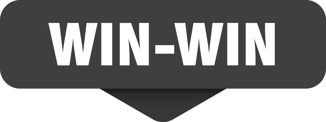 Winner sticker sign on transparent Royalty Free Vector Image