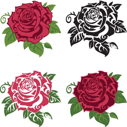 Rose Royalty Free Vector Image - VectorStock