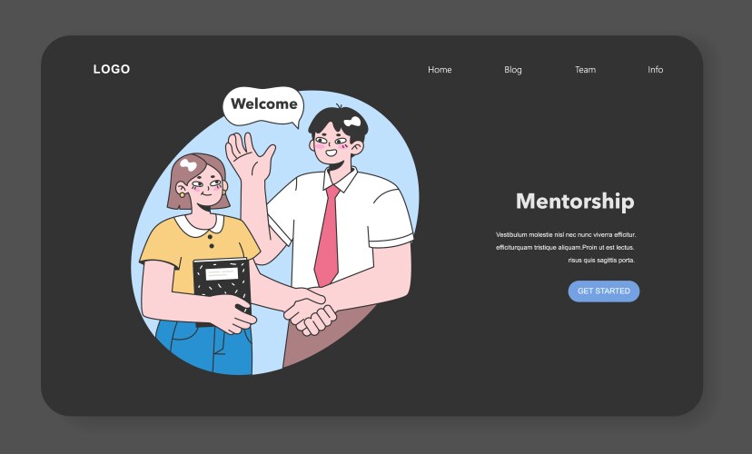 Job sharing concept Royalty Free Vector Image - VectorStock