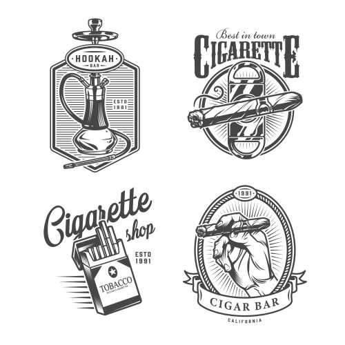 Cigar Bar Logo Vector Images (over 230)