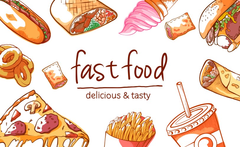 Fast Food Background Vector Images (over 110,000)