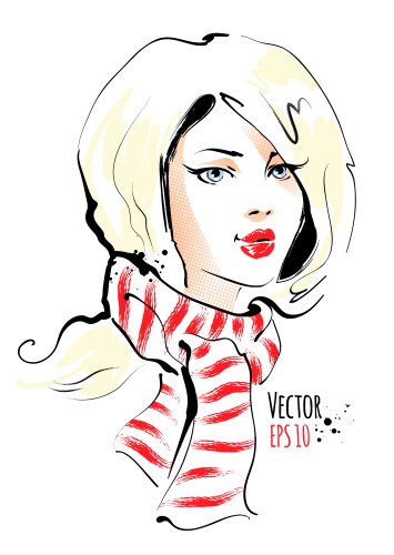 Girl Royalty Free Vector Image - VectorStock