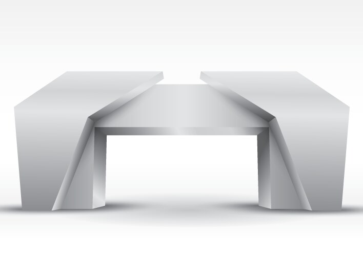 Gate exhibition Royalty Free Vector Image - VectorStock