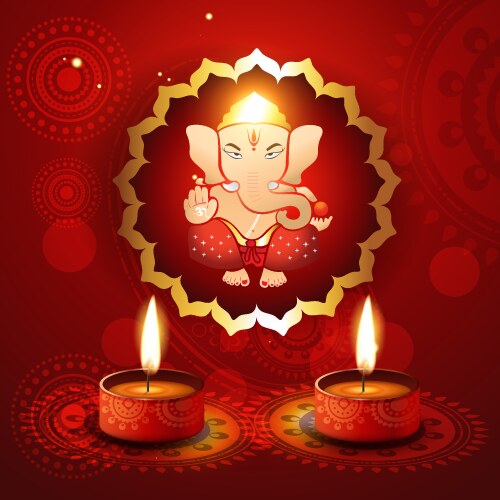 Ganesh ji Royalty Free Vector Image - VectorStock